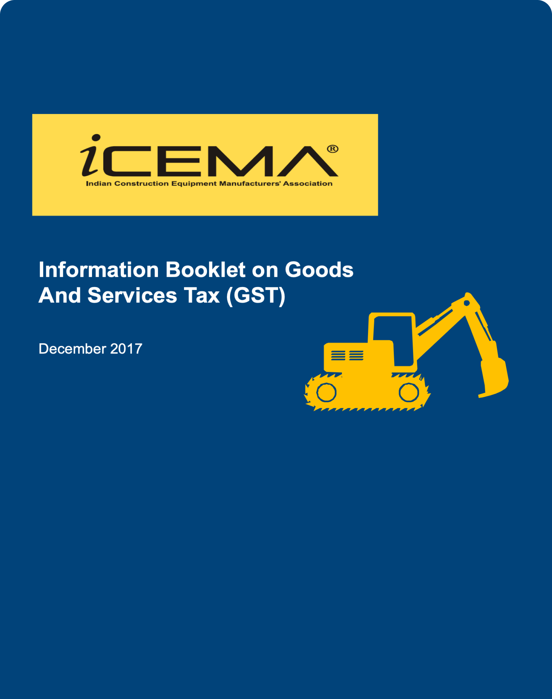 ICEMA – GST Information Booklet – i-cema